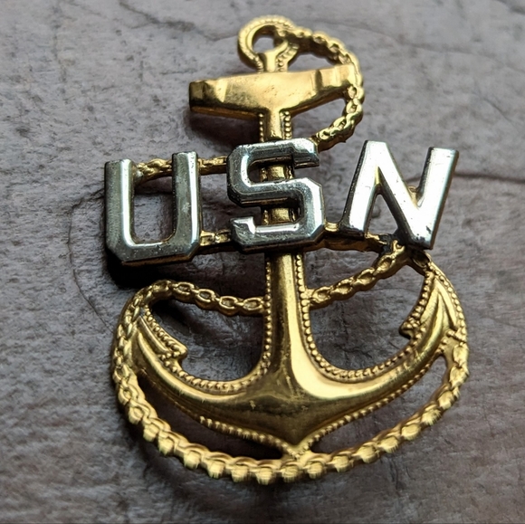 Vintage | Jewelry | Vintage Us Navy Brooch Pin C | Poshmark
